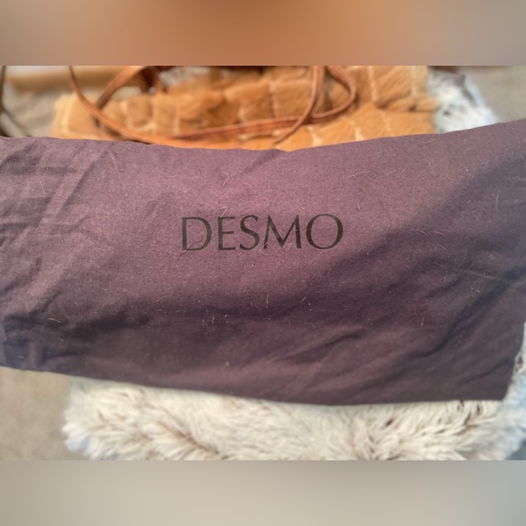 Desmo | Bags | Desmo Calf Hair With Croco Embossed Leather Straps Tote ...